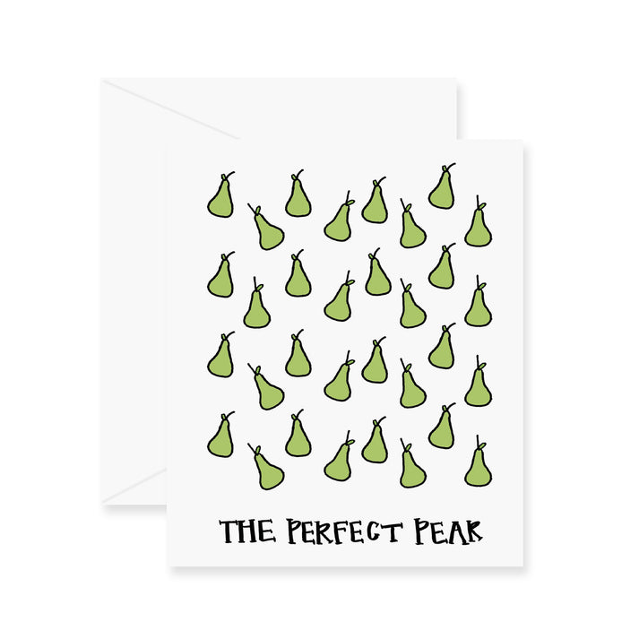Perfect Pear Greeting Card – Fresh Out of Ink